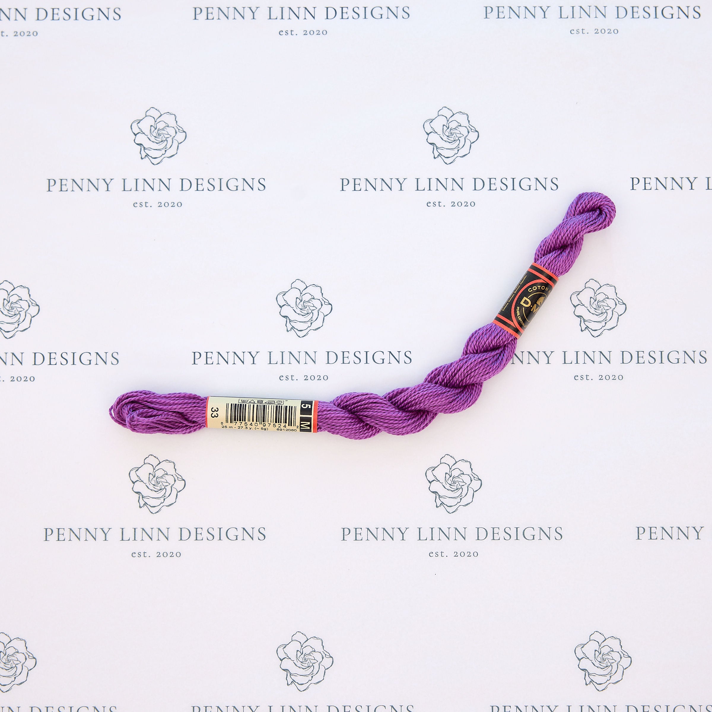 DMC 5 Pearl Cotton 33 Medium Purple – Penny Linn