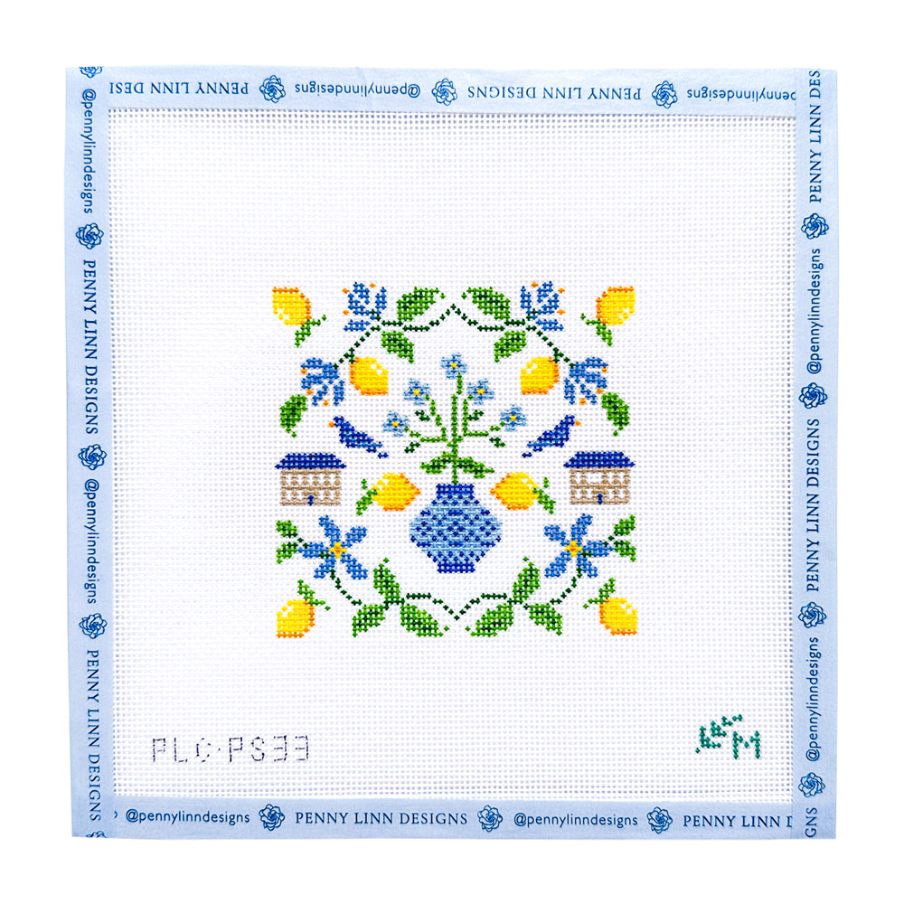 Lemon Motif Square – Penny Linn