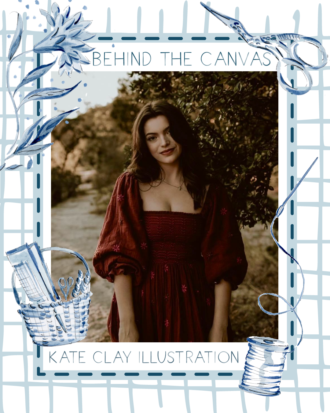 Behind the Canvas - Kate Clay Illustration – Penny Linn