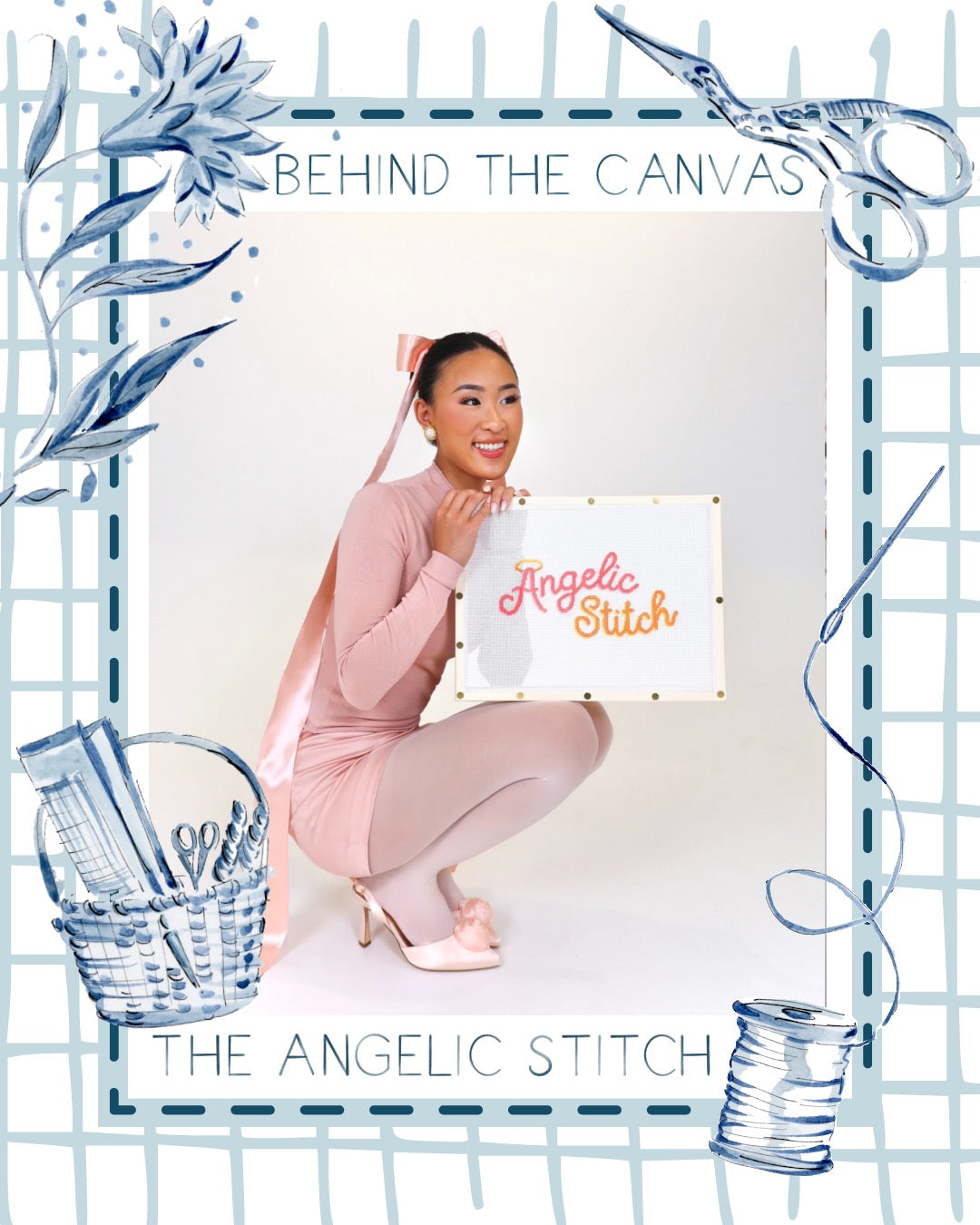 Behind the Canvas - The Angelic Stitch – Penny Linn