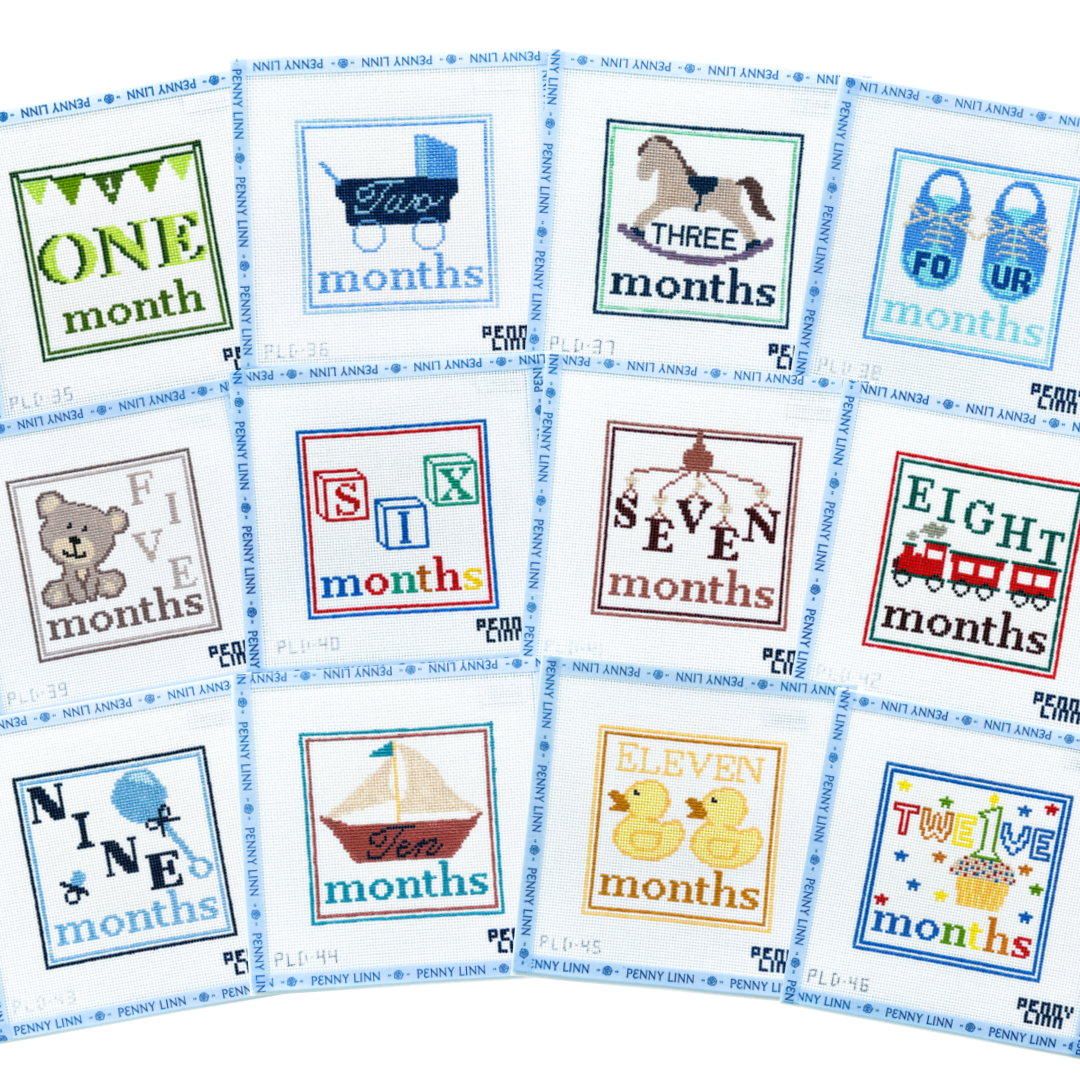 12 Month Milestone Canvas Collection - Full Color – Penny Linn