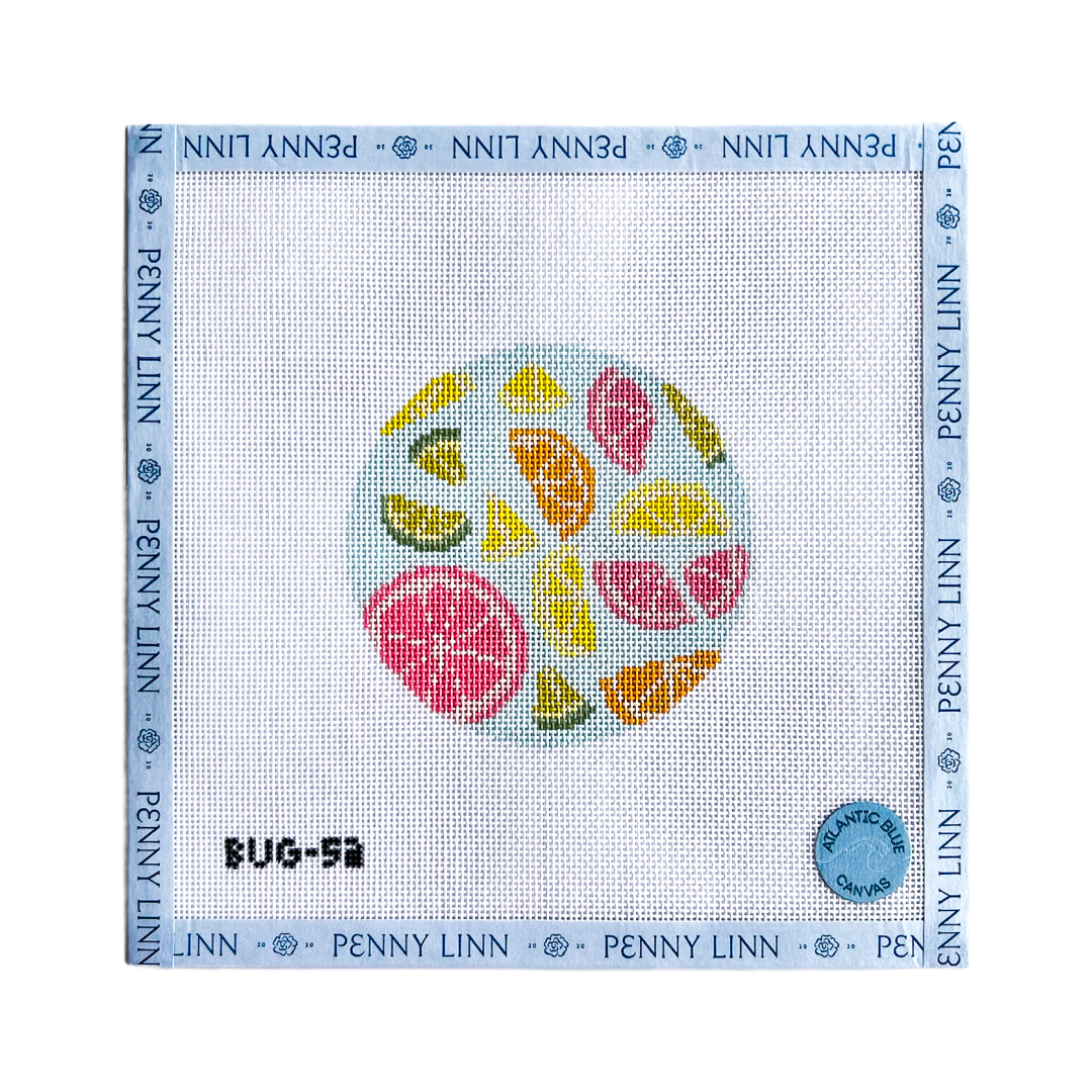 Citrus Slice Coaster - 18 Mesh – Penny Linn