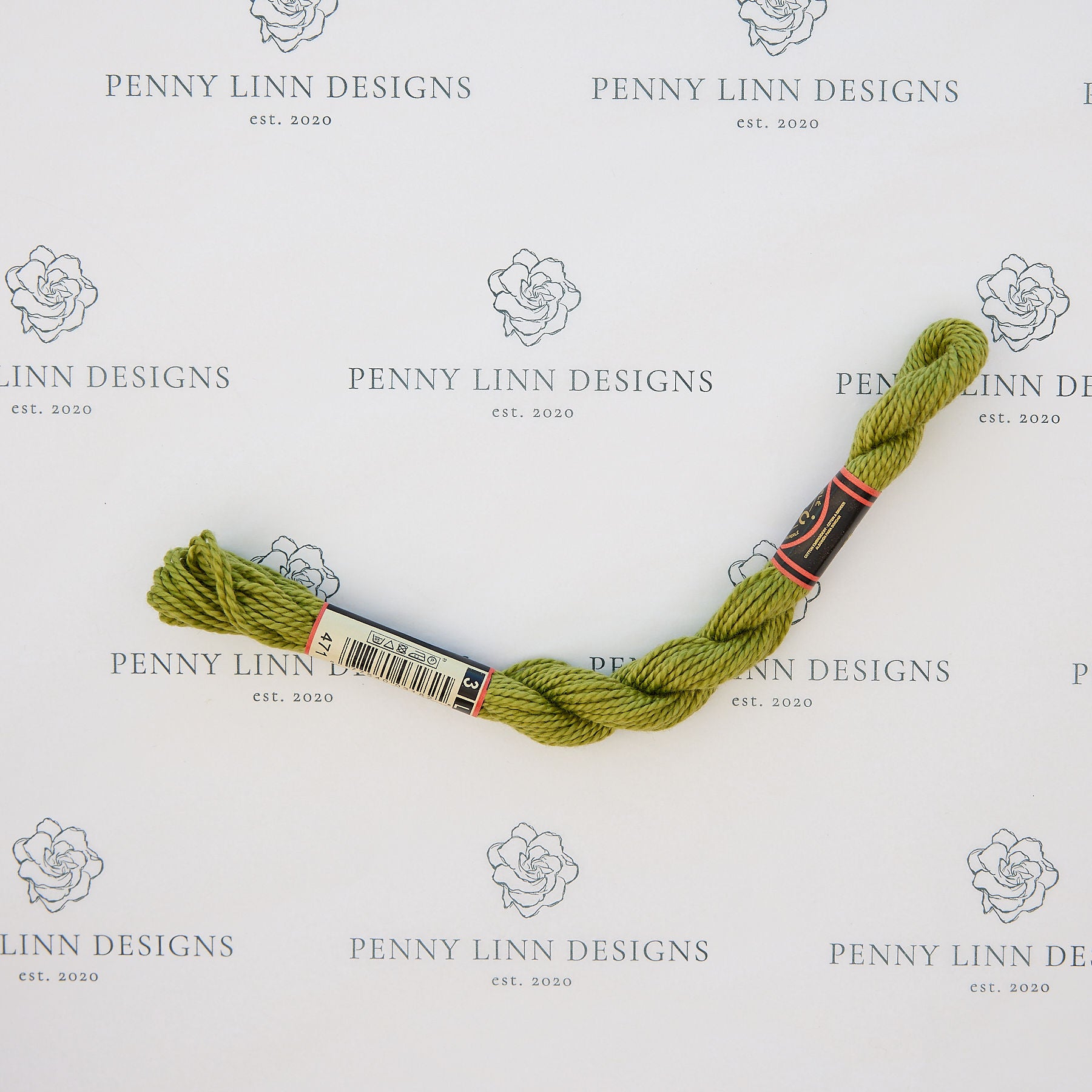 DMC 3 Pearl Cotton 471 Tarragon – Penny Linn