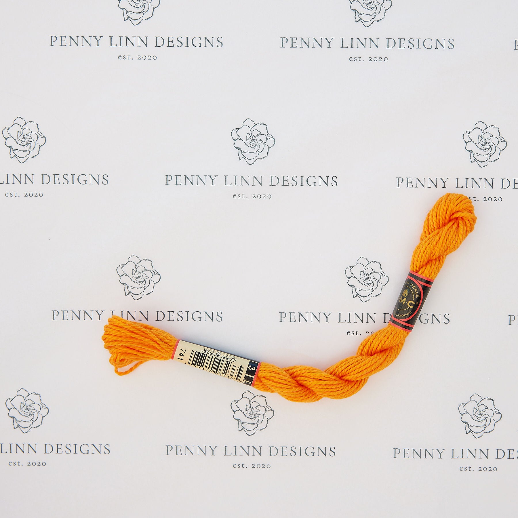 DMC 3 Pearl Cotton 741 – Penny Linn