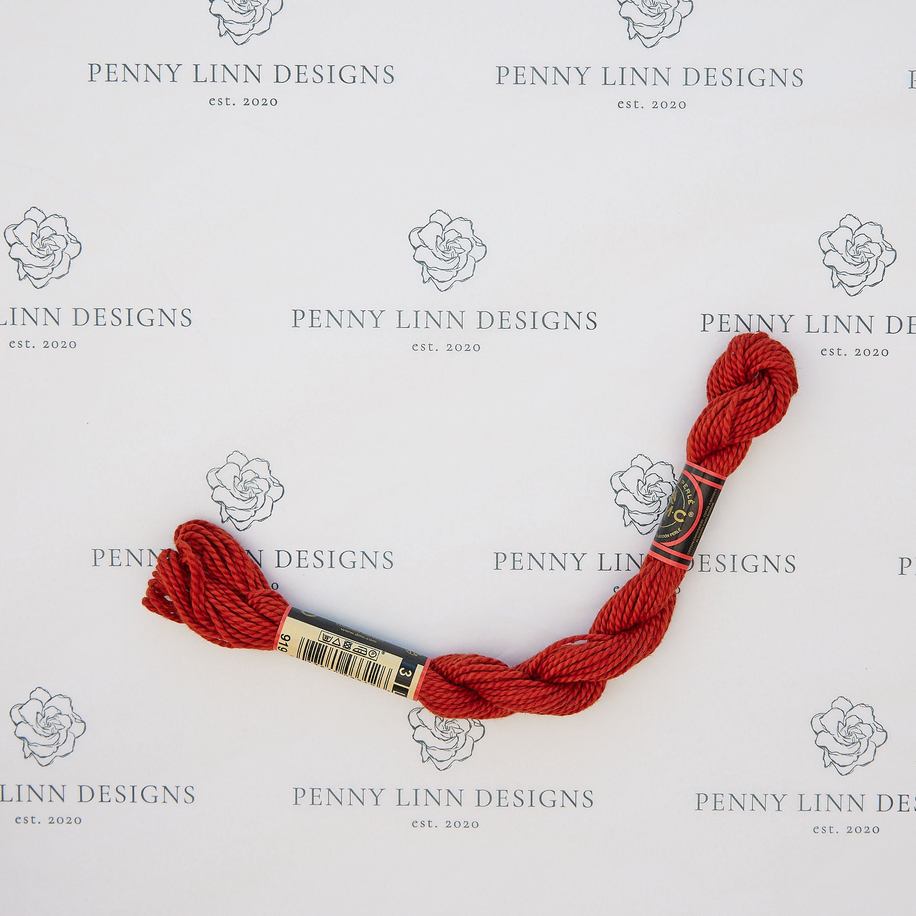 DMC 3 Pearl Cotton 919 Terracotta Brown – Penny Linn