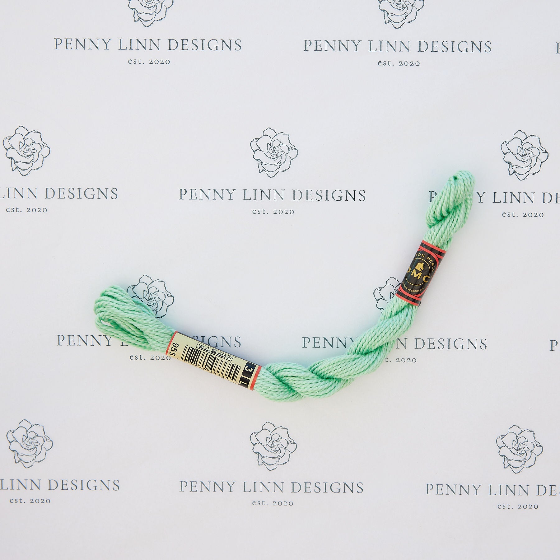 DMC 3 Pearl Cotton 955 Pale Green – Penny Linn