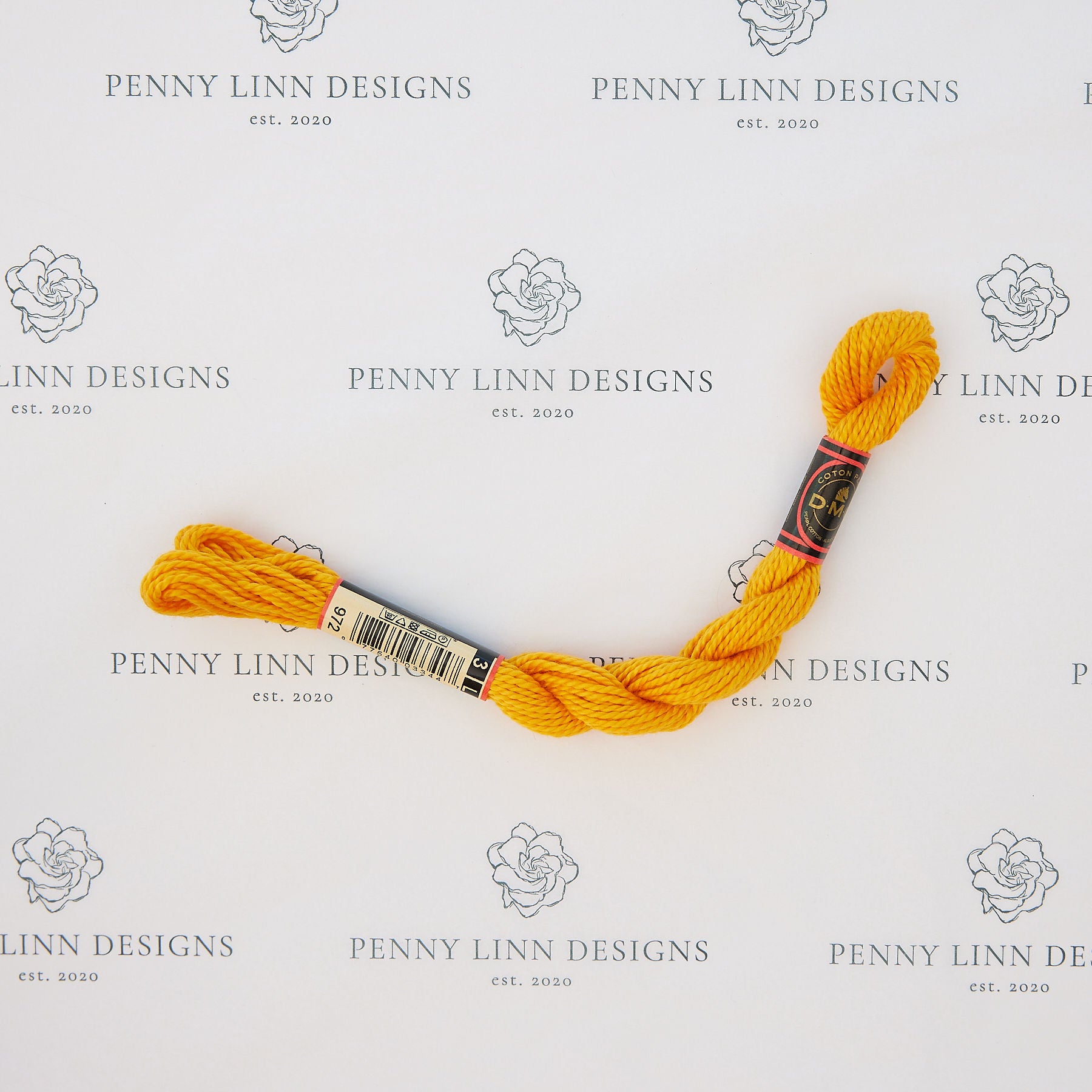 DMC 3 Pearl Cotton 972 Curry – Penny Linn