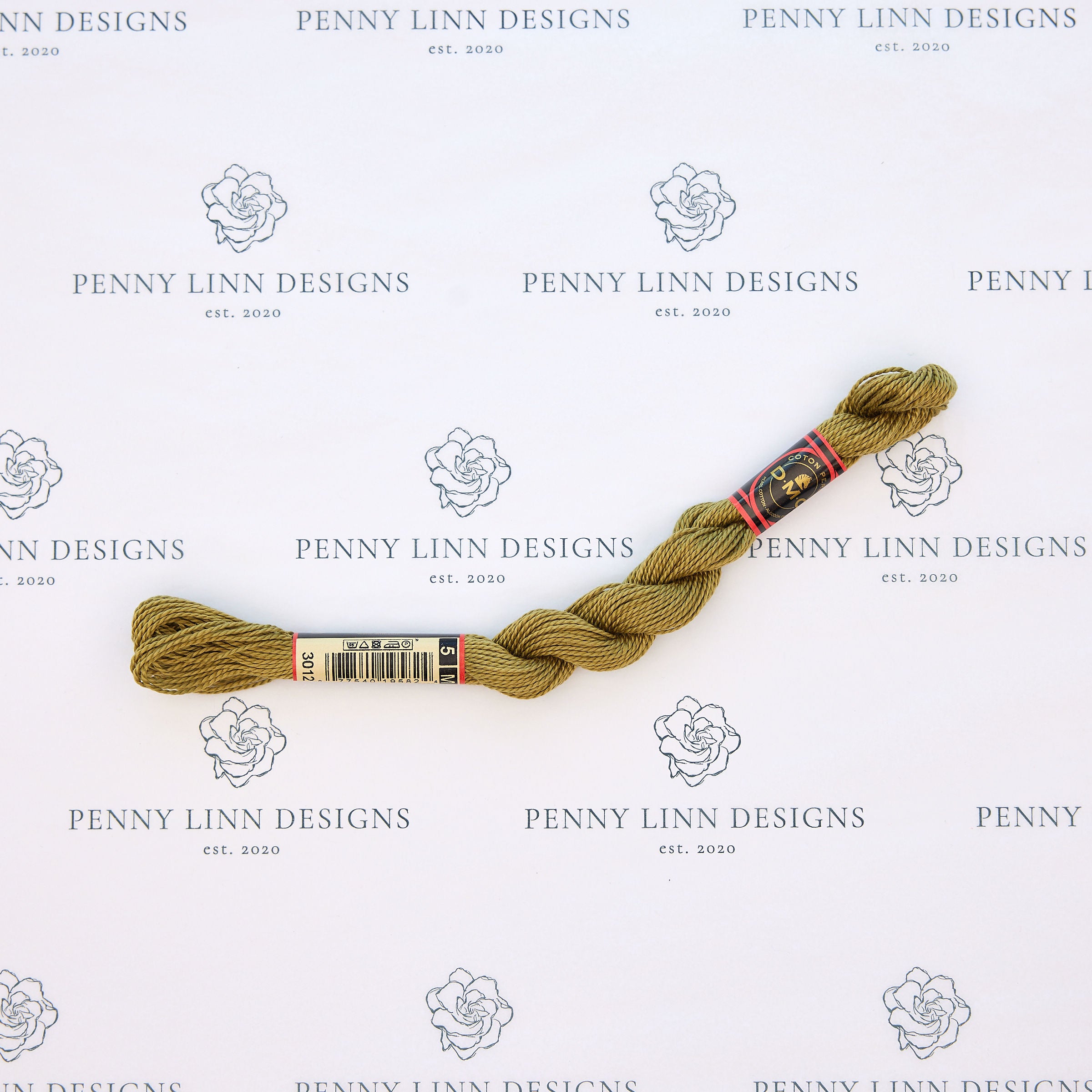 DMC 5 Pearl Cotton 3012 Dried Moss – Penny Linn