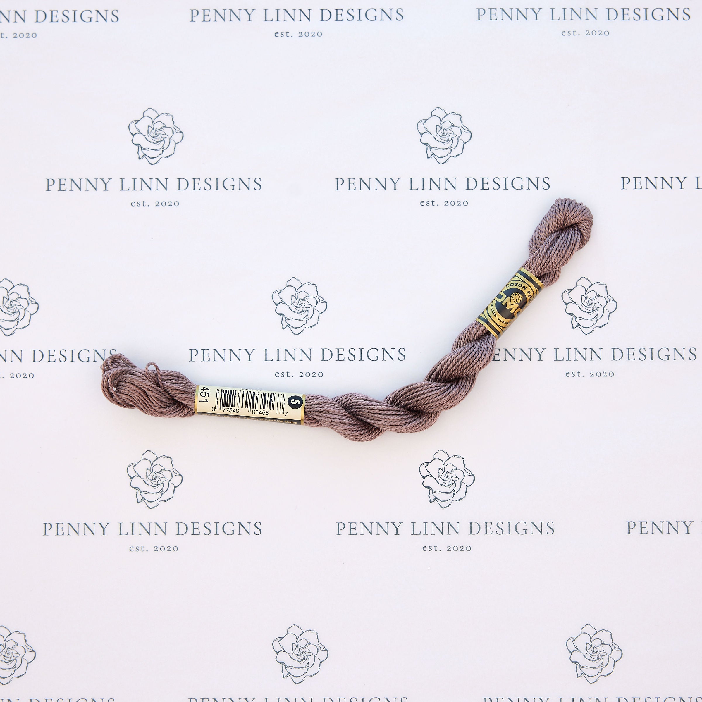 DMC 5 Pearl Cotton 451 Little Gray – Penny Linn