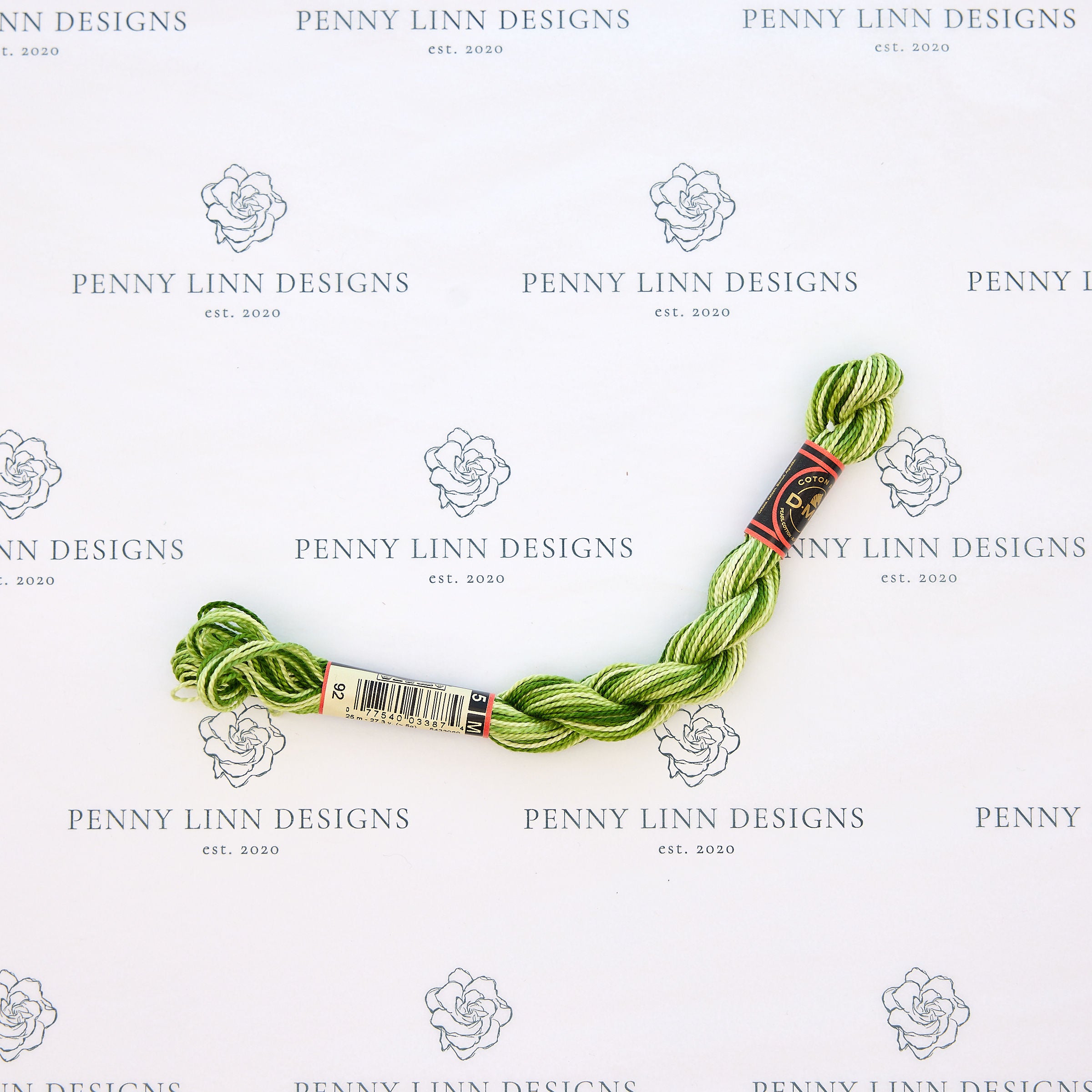 DMC 5 Pearl Cotton 92 Foliage Green Ombre – Penny Linn