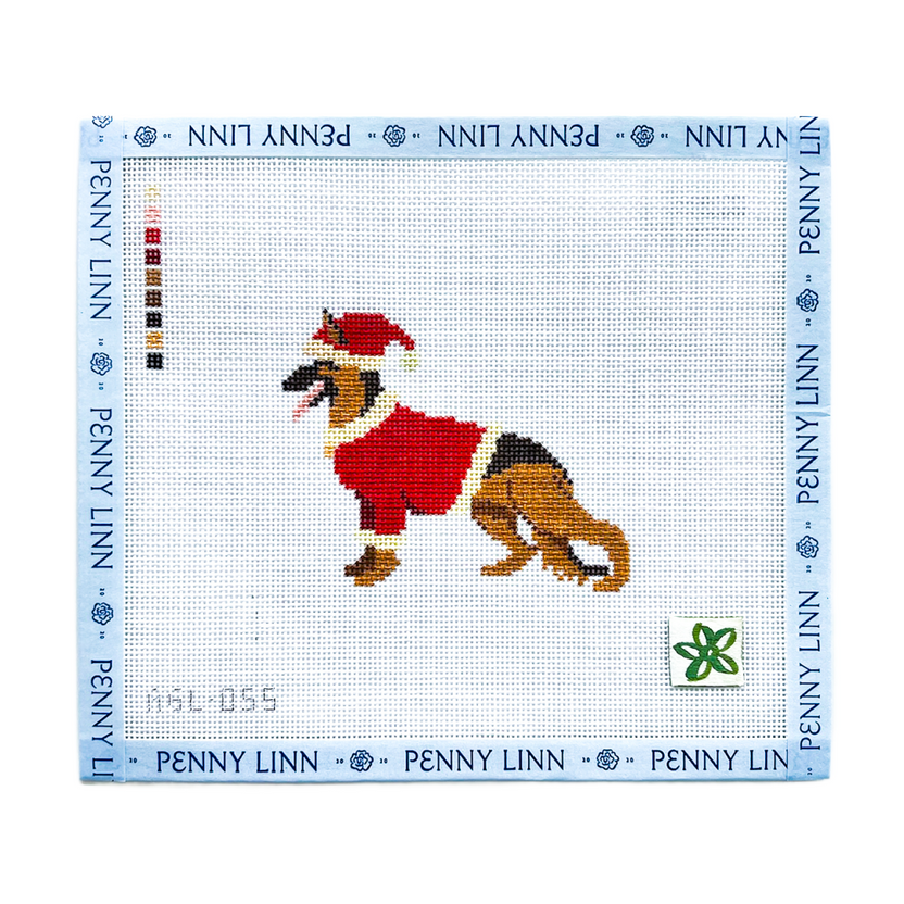Santa German Shepherd – Penny Linn