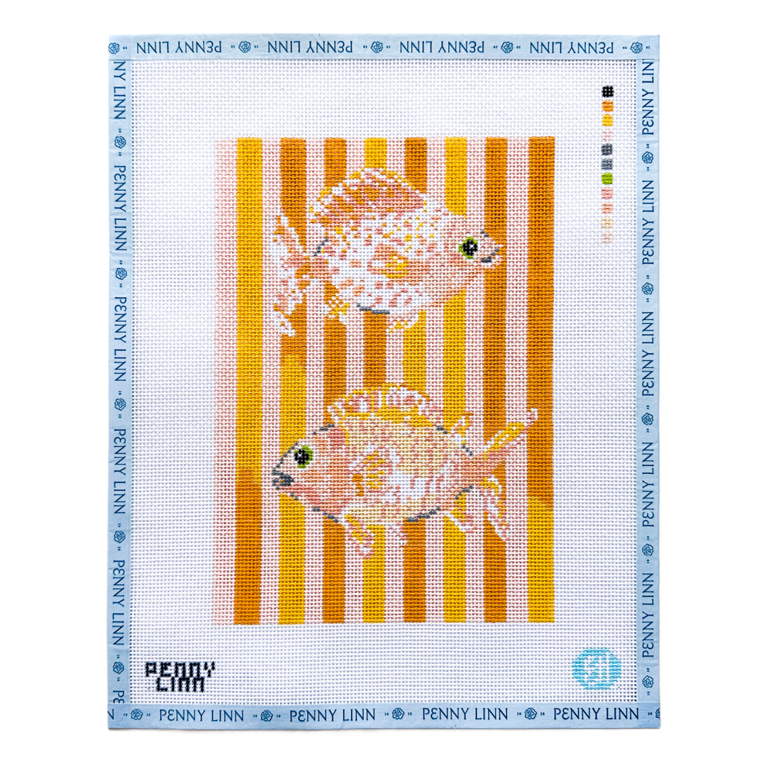 Striped Fish Sea Orange – Penny Linn