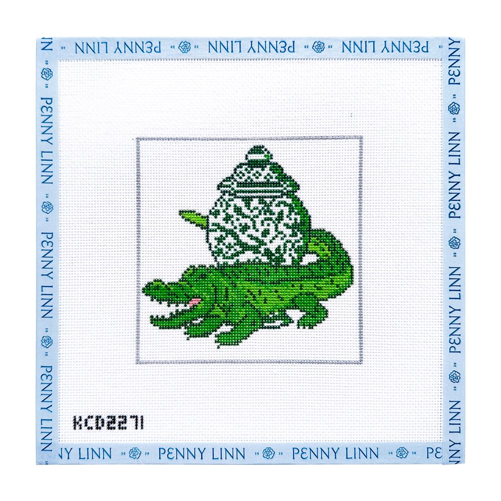 Gator Ginger Jar – Penny Linn