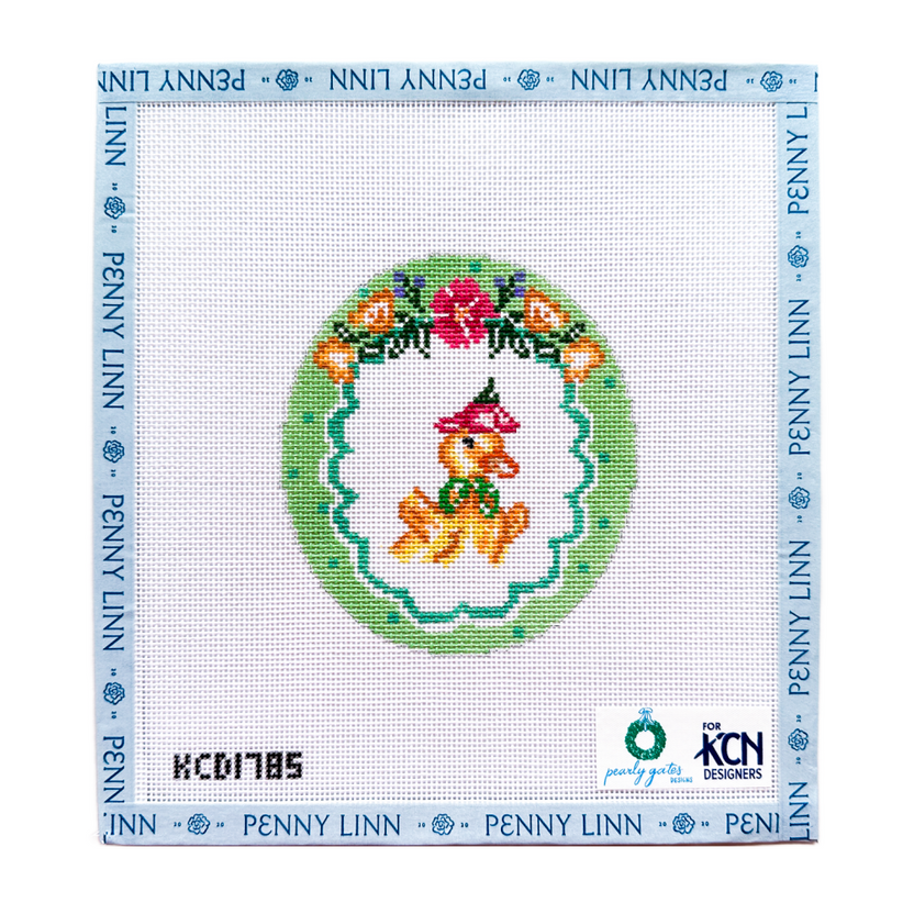 Polka Dot Easter Vignette Duck Oval – Penny Linn