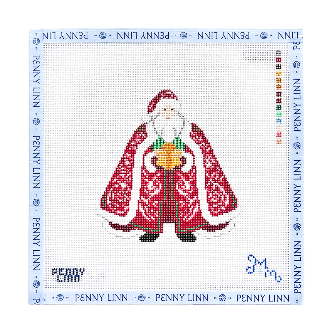 Chinoiserie Santa - Red – Penny Linn