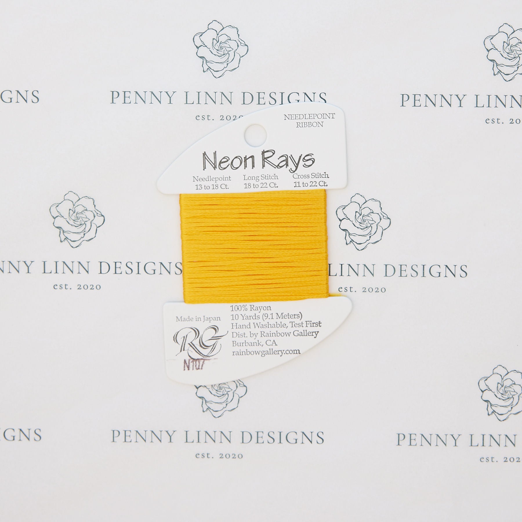 rainbow gallery neon rays+ thread needlepoint – Penny Linn