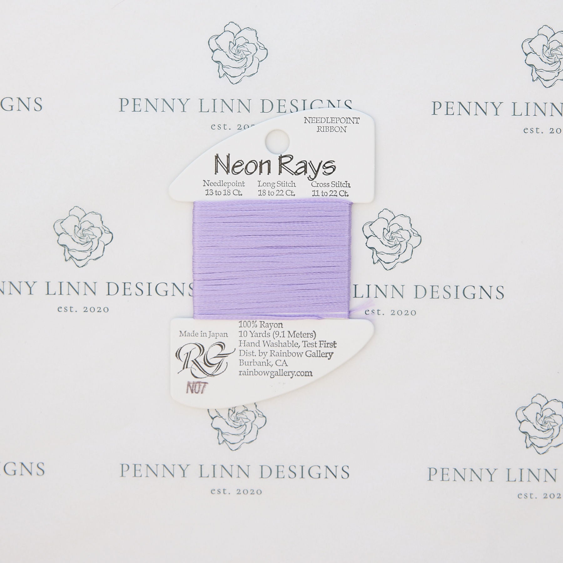 rainbow gallery neon rays+ thread needlepoint – Penny Linn