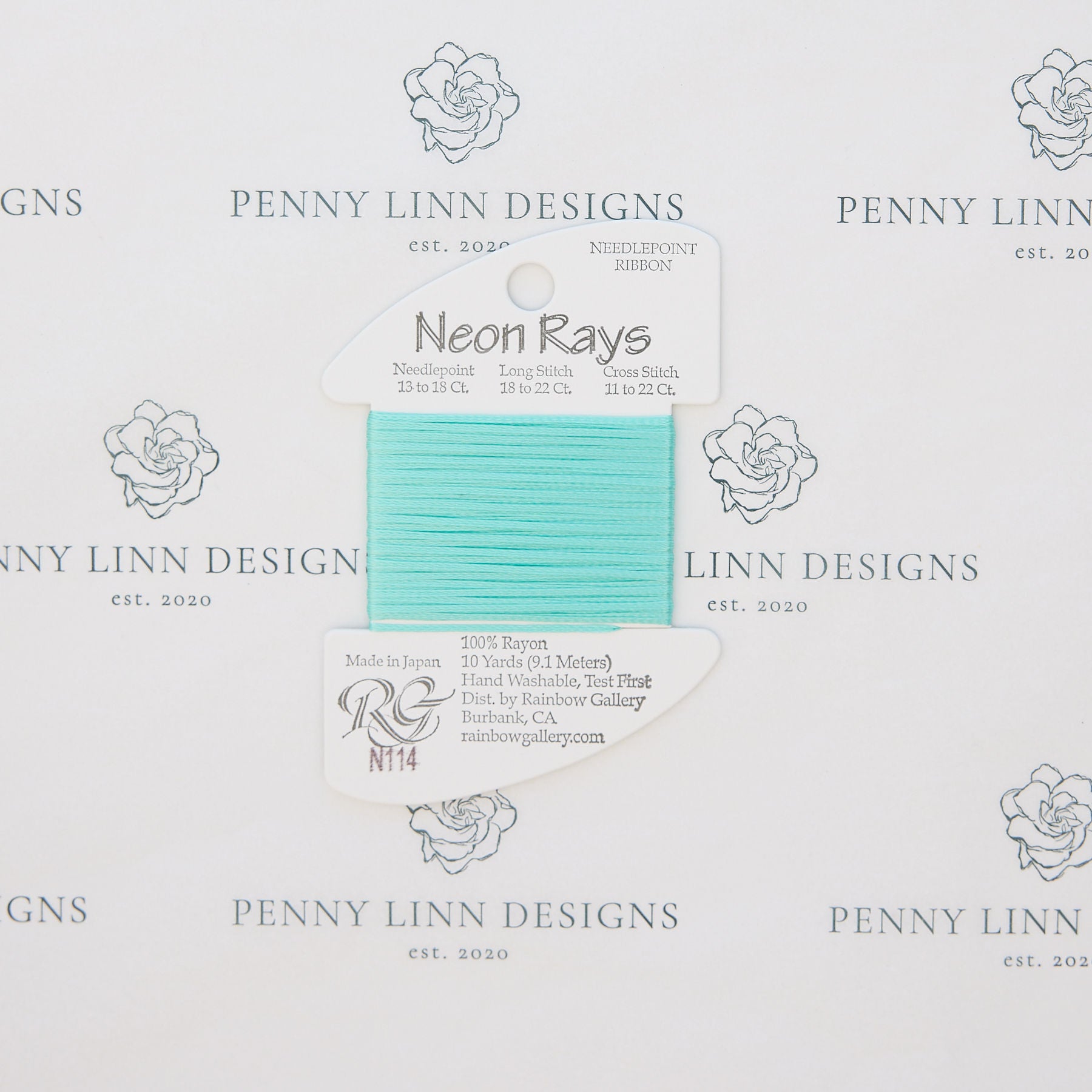 rainbow gallery neon rays+ thread needlepoint – Penny Linn