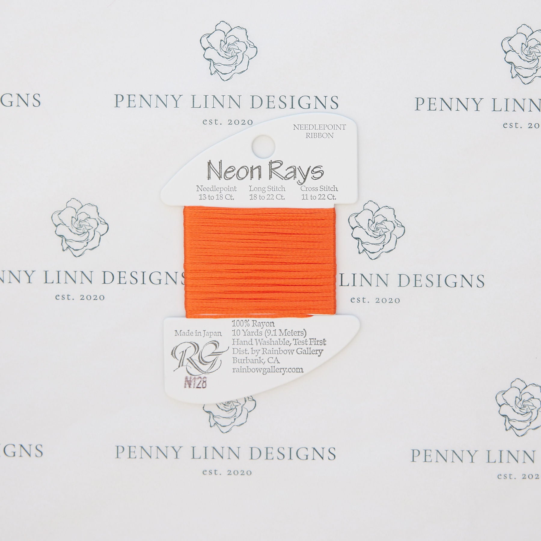 rainbow gallery neon rays+ thread needlepoint – Penny Linn