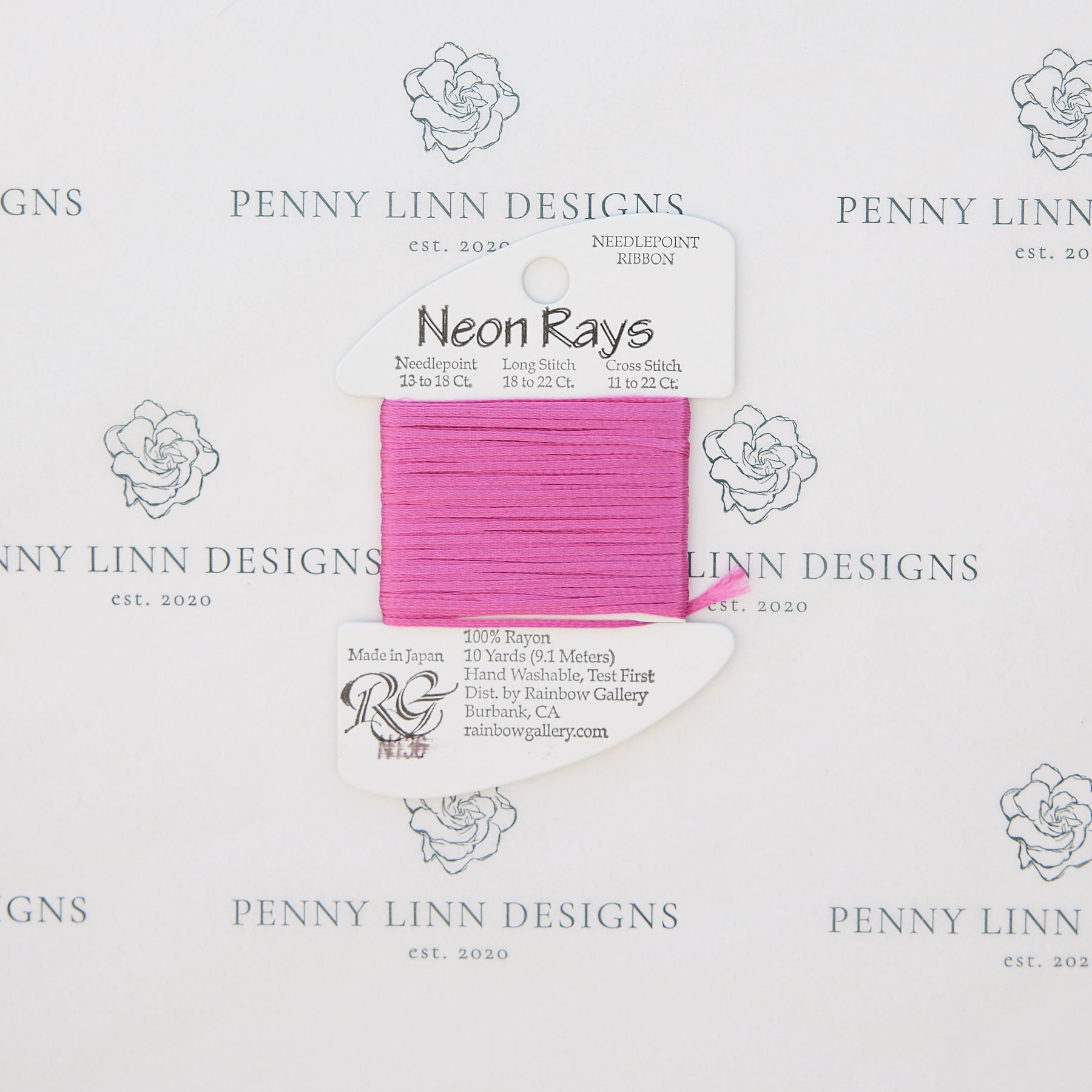 rainbow gallery neon rays+ thread needlepoint – Penny Linn