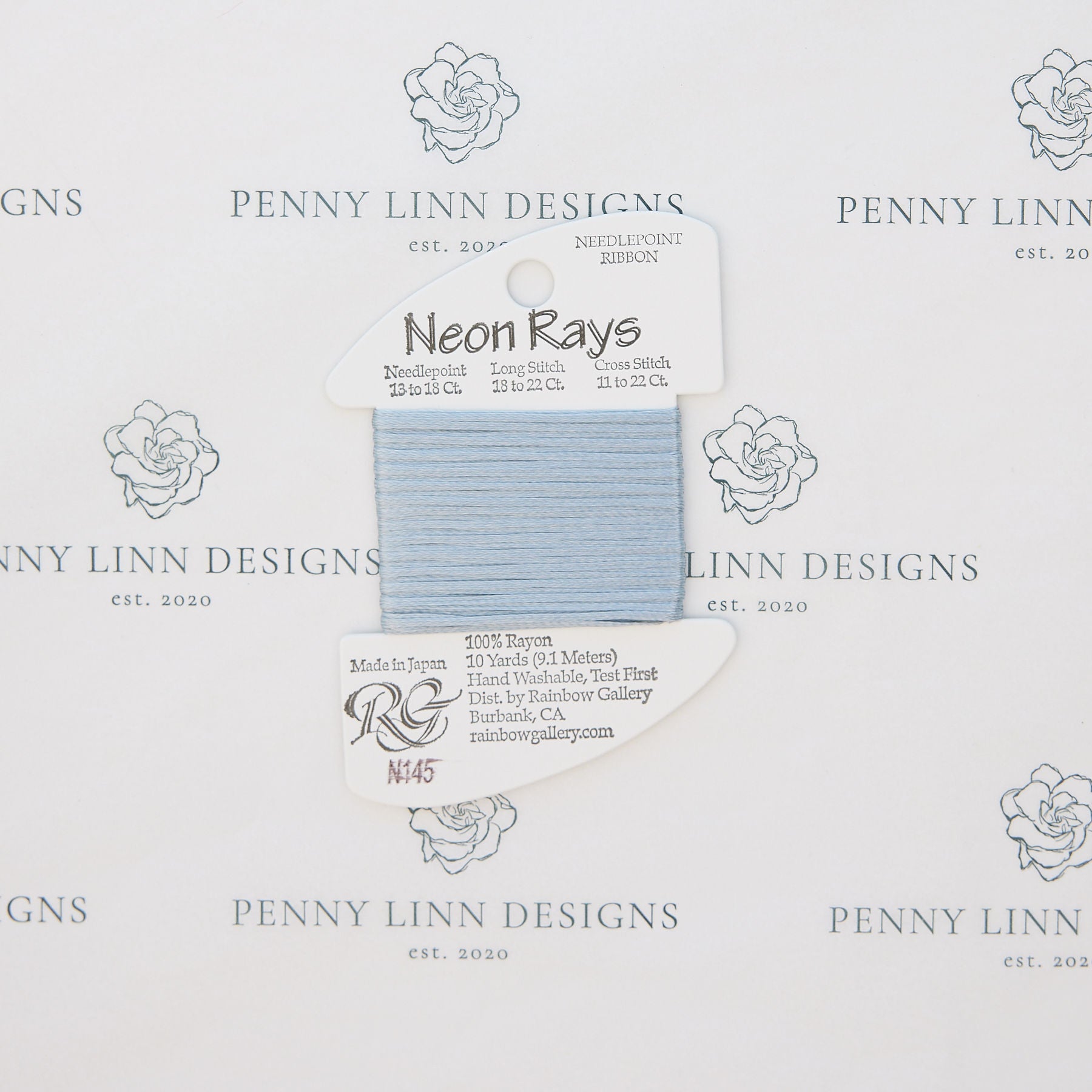 rainbow gallery neon rays+ thread needlepoint – Penny Linn