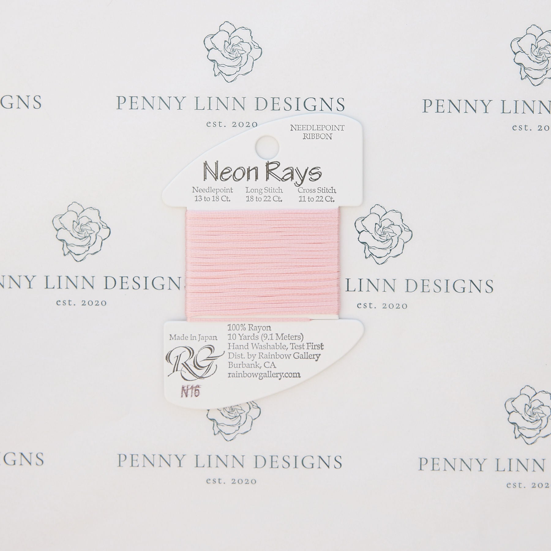 rainbow gallery neon rays+ thread needlepoint – Penny Linn