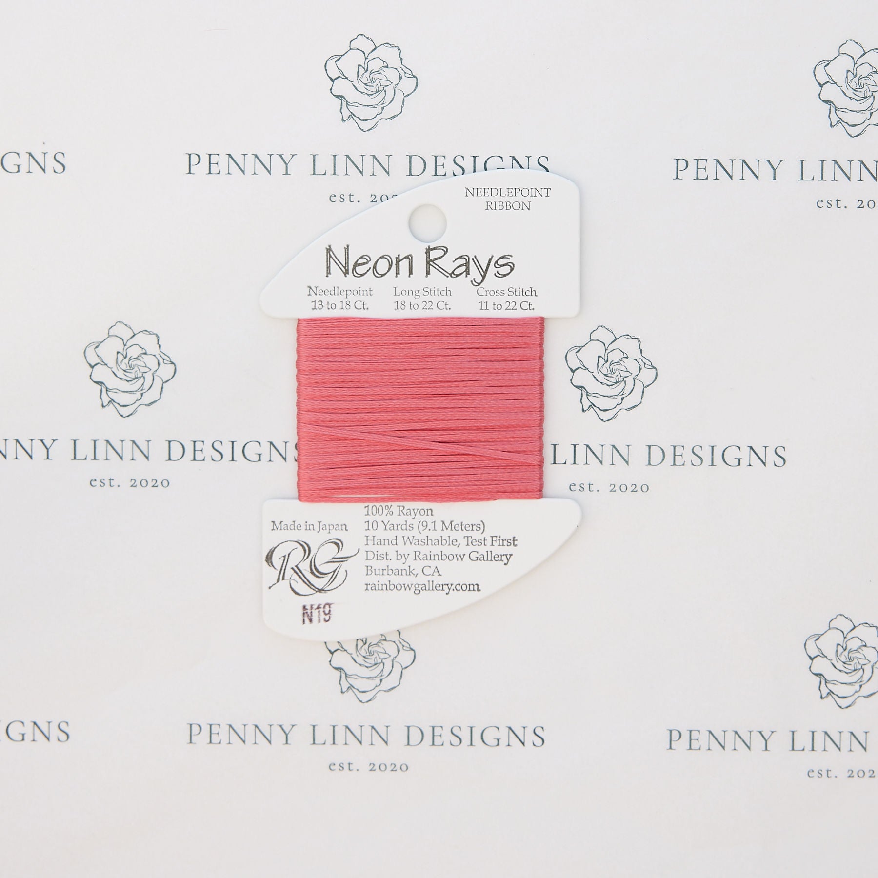 rainbow gallery neon rays+ thread needlepoint – Penny Linn