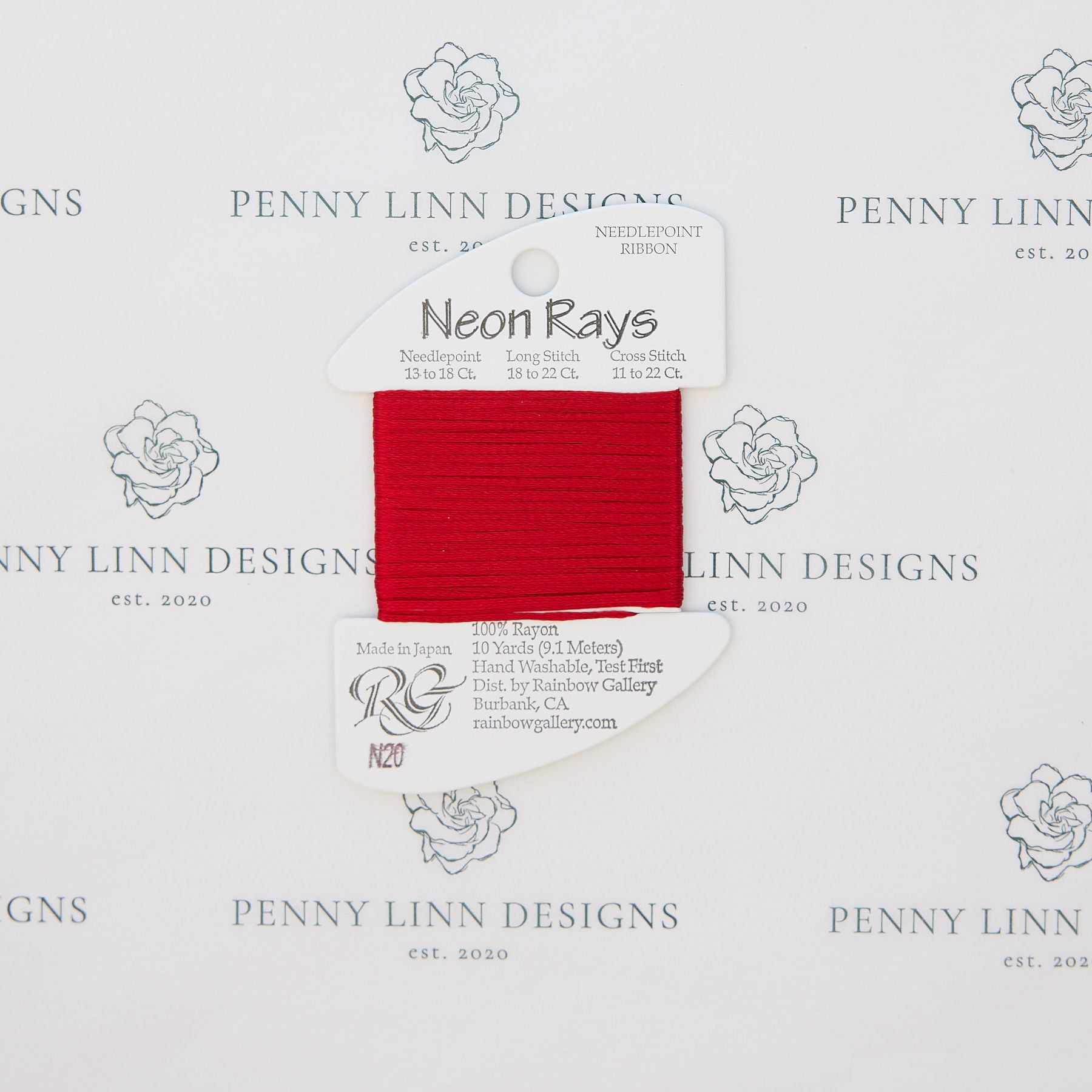 rainbow gallery neon rays+ thread needlepoint – Penny Linn