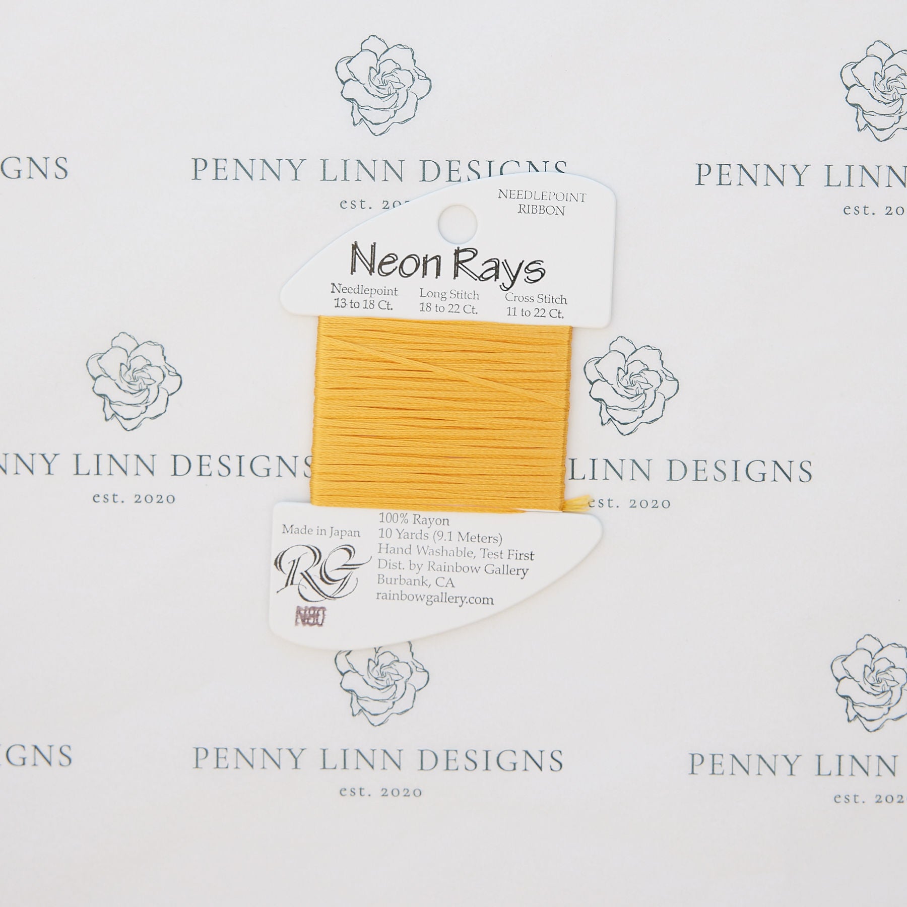 rainbow gallery neon rays+ thread needlepoint – Penny Linn