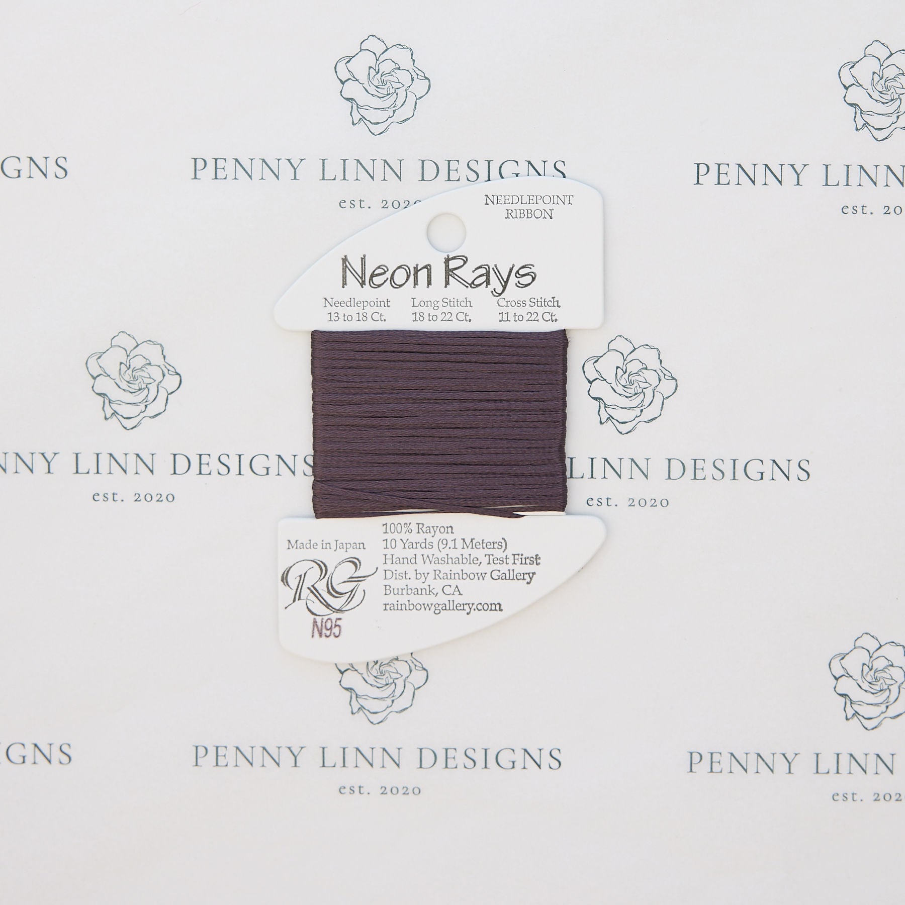rainbow gallery neon rays+ thread needlepoint – Penny Linn