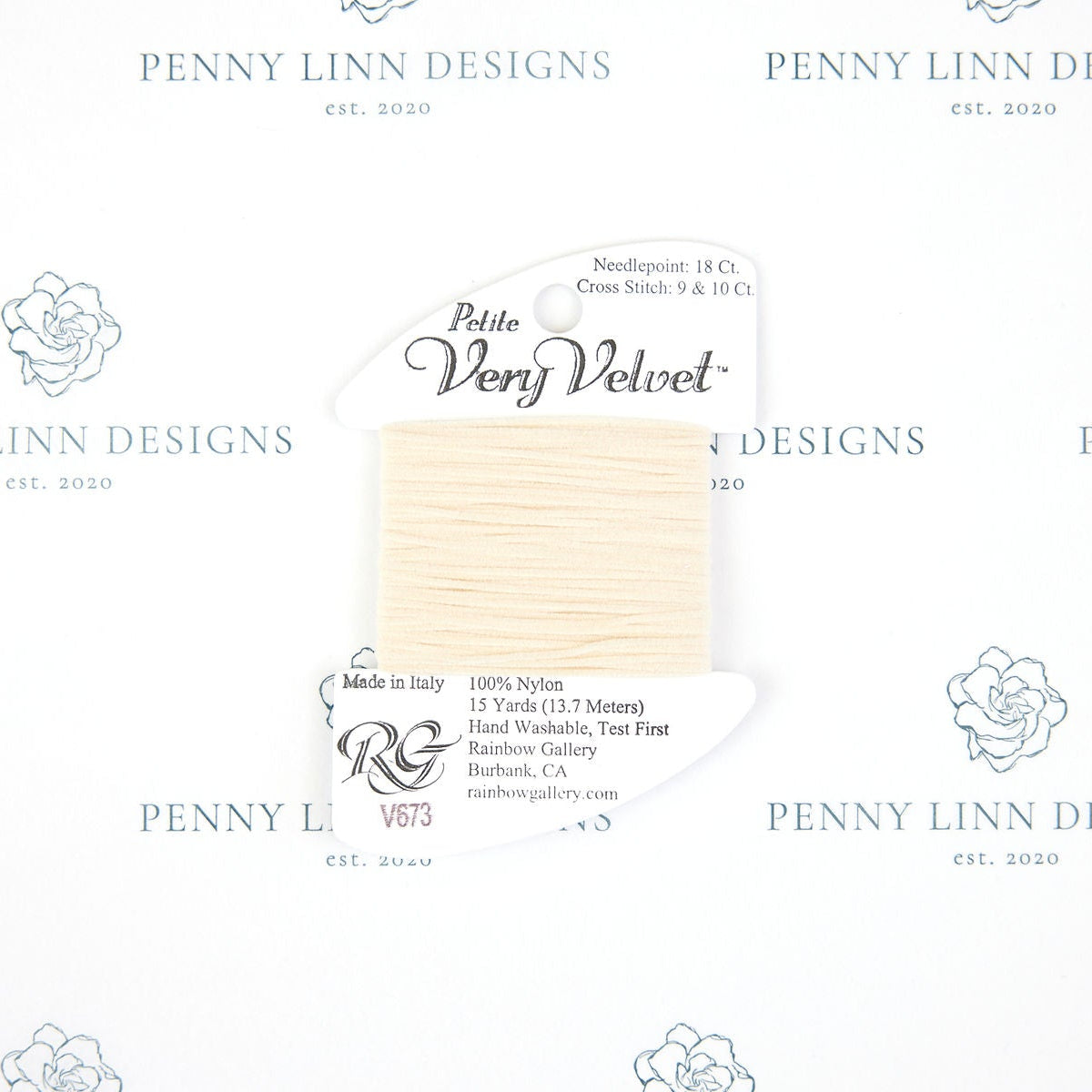 rainbow gallery petitevery velvet thread needlepoint – Penny Linn
