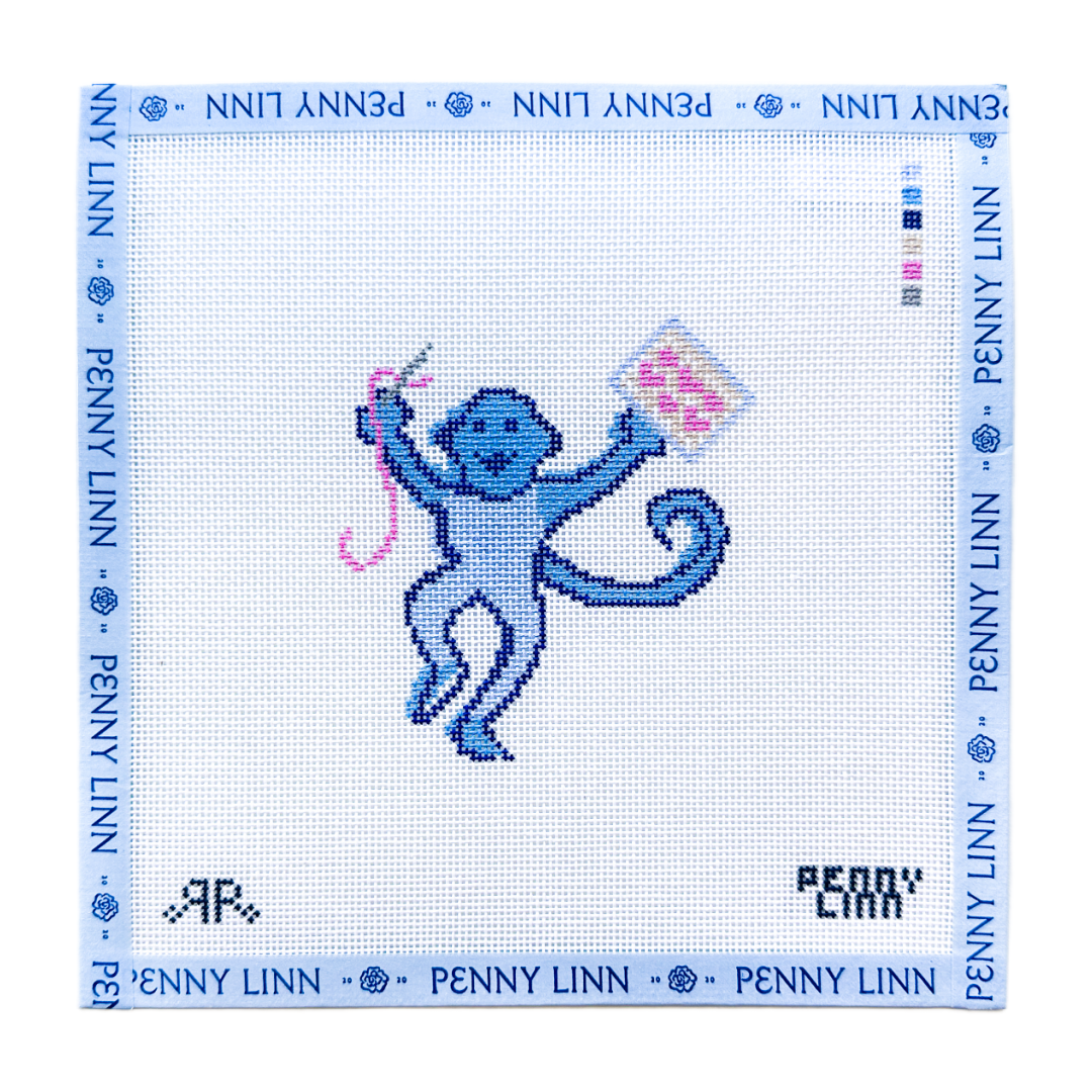 Roller Rabbit Stitcher Monkey – Penny Linn