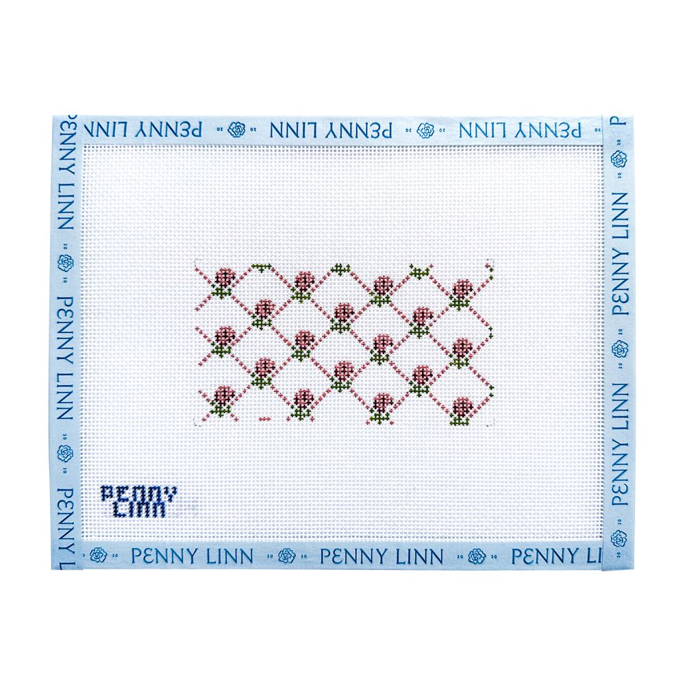 Rose Trellis Rectangle Insert – Penny Linn