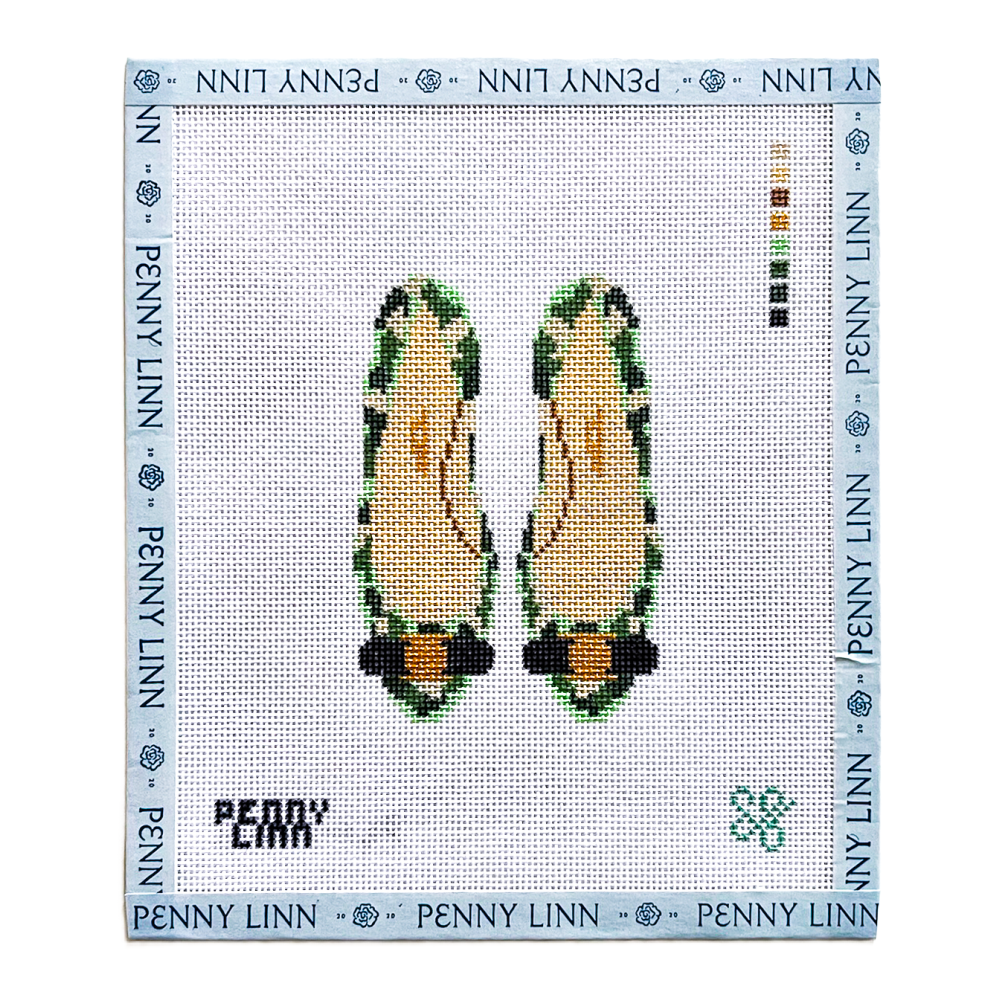 Green Camo Designer Flats – Penny Linn
