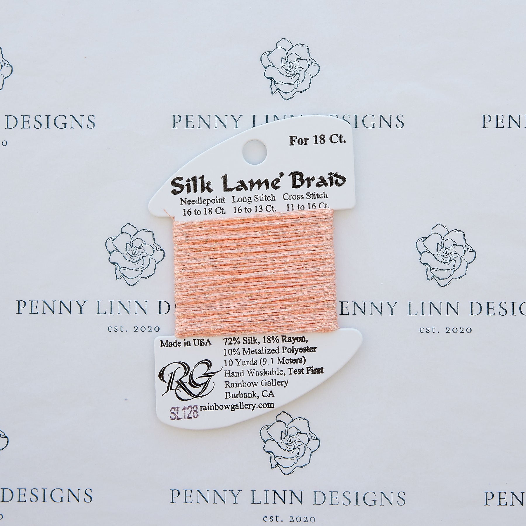 rainbow gallery silk lame braid plus thread needlepoint – Penny Linn