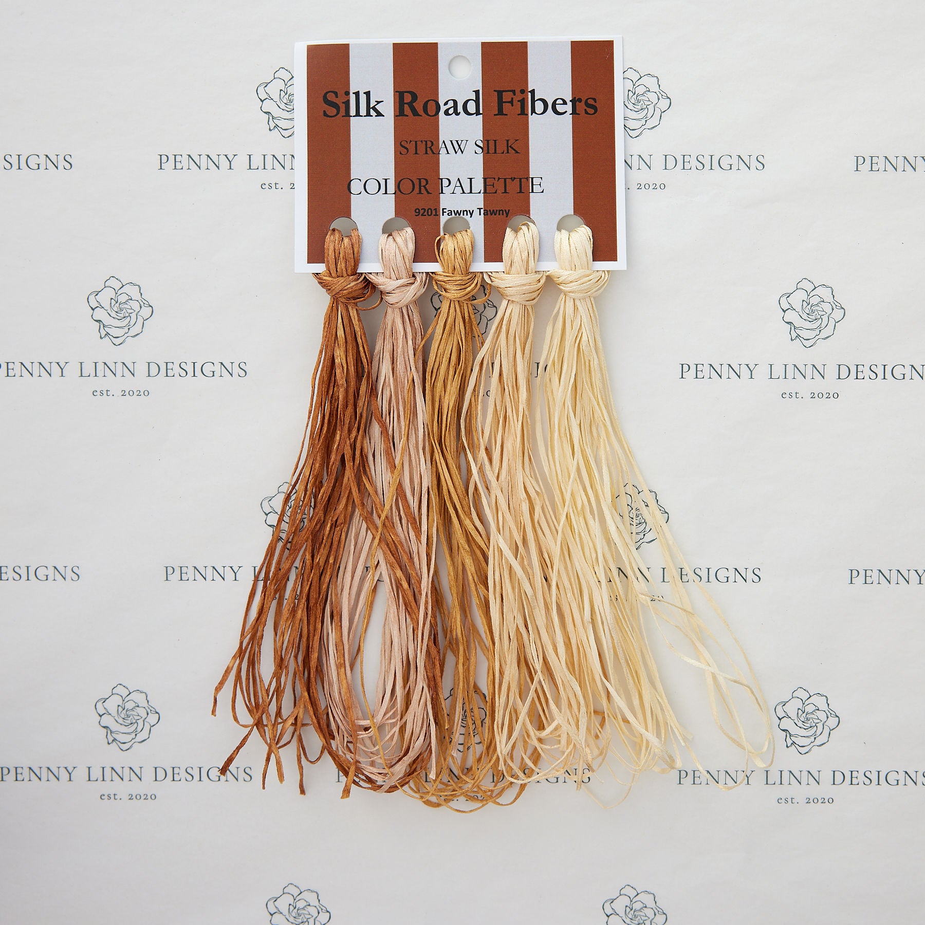 Silk Road Fibers Straw Silk 9201 Core CP Fawny Tawny – Penny Linn