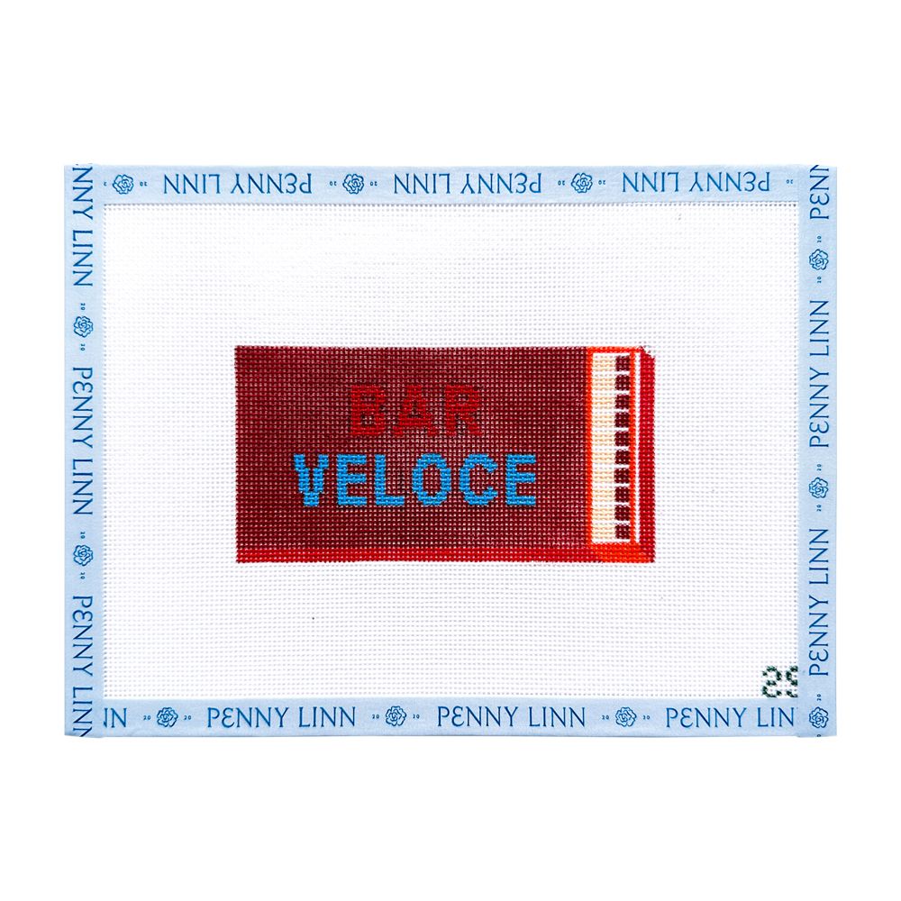 Bar Veloce Matchbook Canvas – Penny Linn