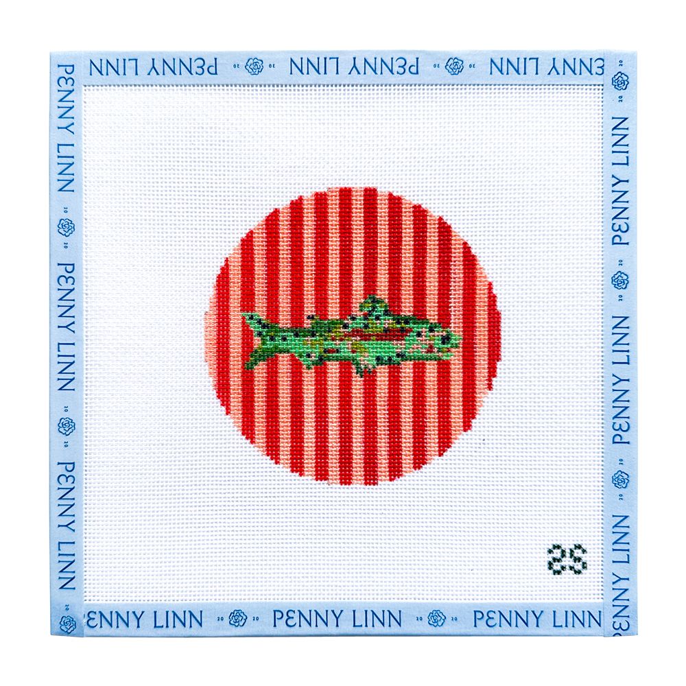Striped Fish Round – Penny Linn