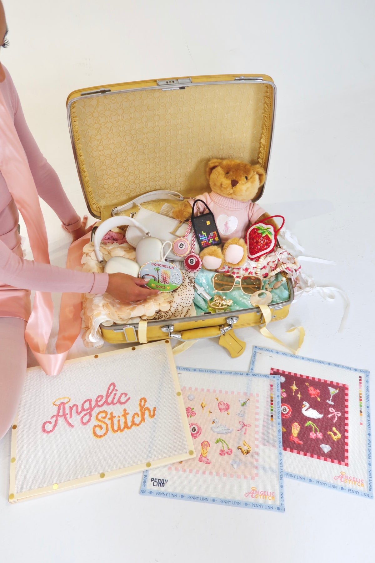 Behind the Canvas - The Angelic Stitch – Penny Linn