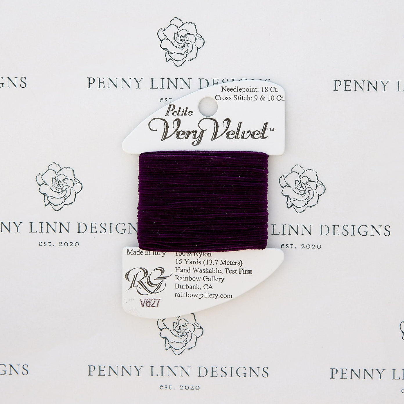 rainbow gallery petitevery velvet thread needlepoint – Penny Linn