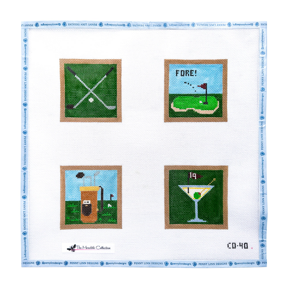 Golf Coaster Set – Penny Linn