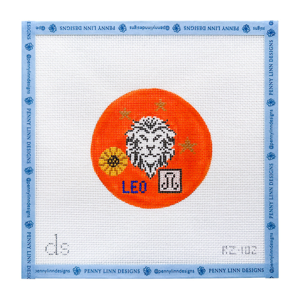 Leo Zodiac Round – Penny Linn