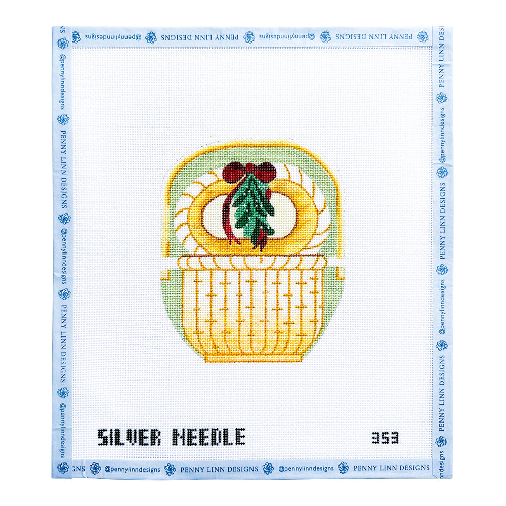 Nantucket Christmas Holly Basket – Penny Linn