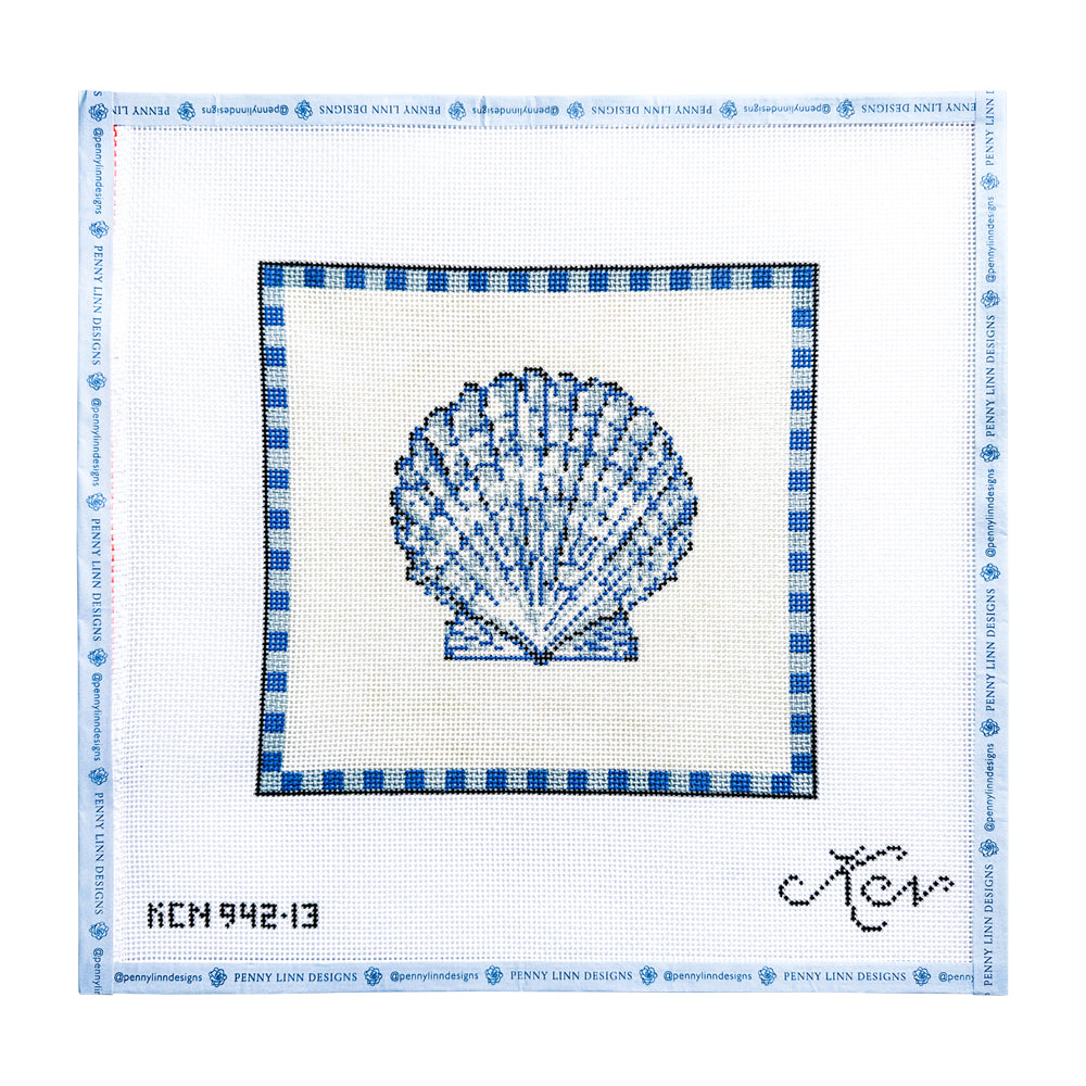 Scallop Shell in Ocean Blue – Penny Linn