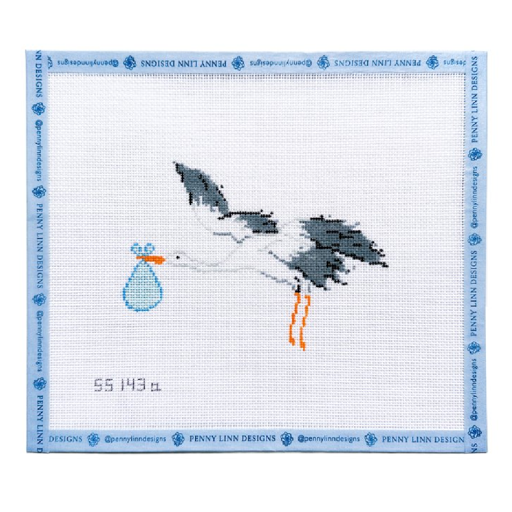 Stork in Blue – Penny Linn