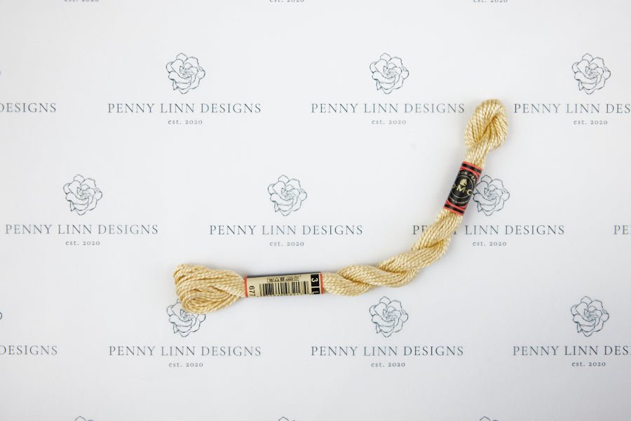 DMC 3 Pearl Cotton 677 Old Gold - Very Light – Penny Linn