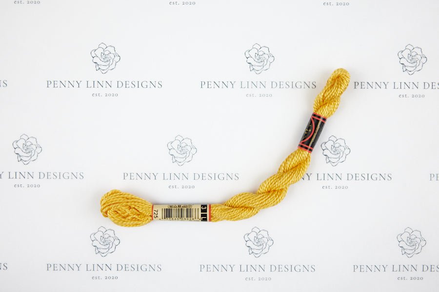 DMC 3 Pearl Cotton 725 Buttercup – Penny Linn