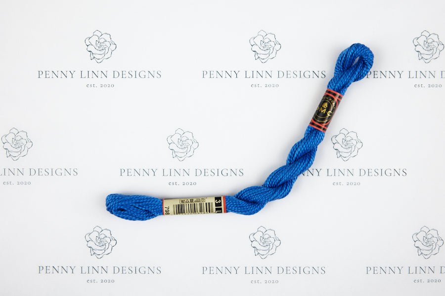 DMC 3 Pearl Cotton 798 Delft Blue - Dark – Penny Linn