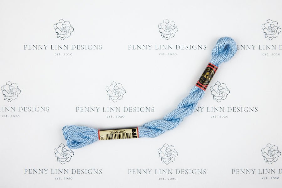 DMC 3 Pearl Cotton 800 Sky Blue – Penny Linn