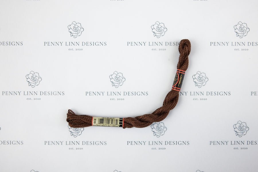 DMC 3 Pearl Cotton 839 Root Brown – Penny Linn